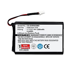 Replacement Battery for EPPENDORF Multipette E3 Multipette E3x Repeater E3 Repeater E3x Stream Xstream Part NO 4986 602.009