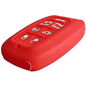 Smart Key Fob Cover Remote Case Keyless Protector Jacket for 2017-2022 Chrysler Pacifica 2020-2022 Voyager Keyless Remote Control Cover Part Numbers are Reference