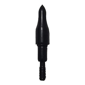 GPP Arrowheads Bullet Point 19/64 100 Grain,Target Point, with O Ring (24 Pack),Black