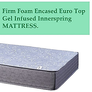 Nutan 11-Inch Firm Foam Encased Euro Top Gel Infused innerspring Mattress, Queen