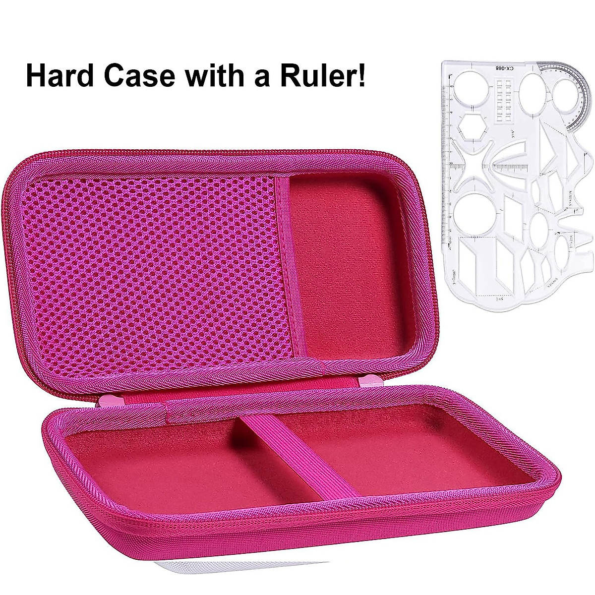 co2CREA Hard Case compatible with Texas Instruments TI-84 Plus CE/TI-84 Plus/TI-Nspire CX II CAS/TI-Nspire CX II/TI-83 Plus/TI-89 Titanium/TI-85 / TI-86 Color Graphing Calculator, Plum