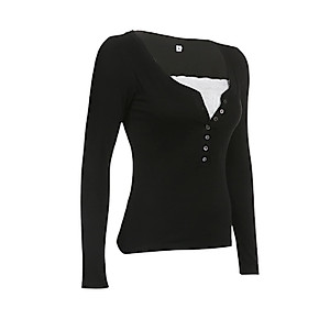 Women Y2k Fairy Grunge Graphic Tees Vintage Long Sleeve T Shirts Aesthetic Blouses Teen Girls Slim Fit Fall Tops (Vintage# Black, M)