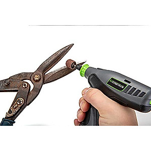 Genesis GLRT08B-65 8V Variable Speed Rotary Tool with Removeable Lithium-Ion Battery Pack, Charging Stand, 120-Volt ETL Wall Adapter, and 64-Piece Universal Accessory Set