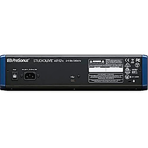 PreSonus StudioLive AR12c 14-Channel USB-C Hybrid Digital/Analog Performance Mixer, Unpowered