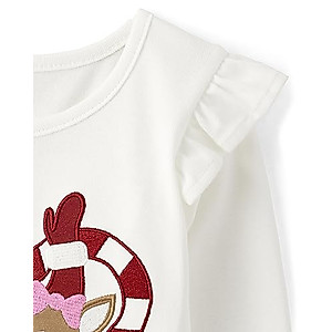 Gymboree,and Toddler Long Sleeve Christmas Knit Shirt,Santa Friends,8