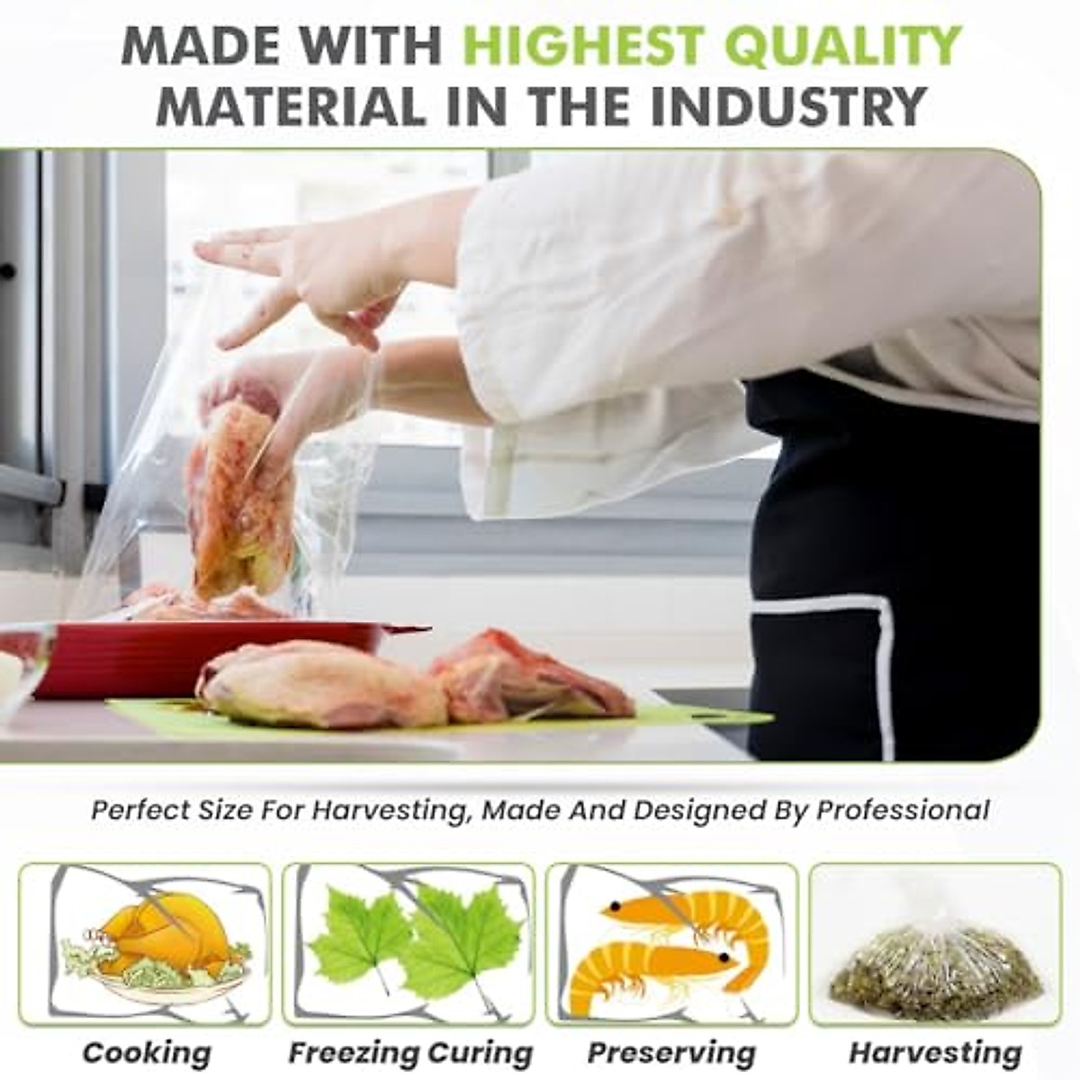 Uncle Green Multipurpose Turkey Bags -19" x 24.5"-100 bags per box