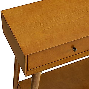 Crosley Furniture Landon Sofa Console Table with Drawers and Shelf for Hall, Entryway, or Living Room, Acorn