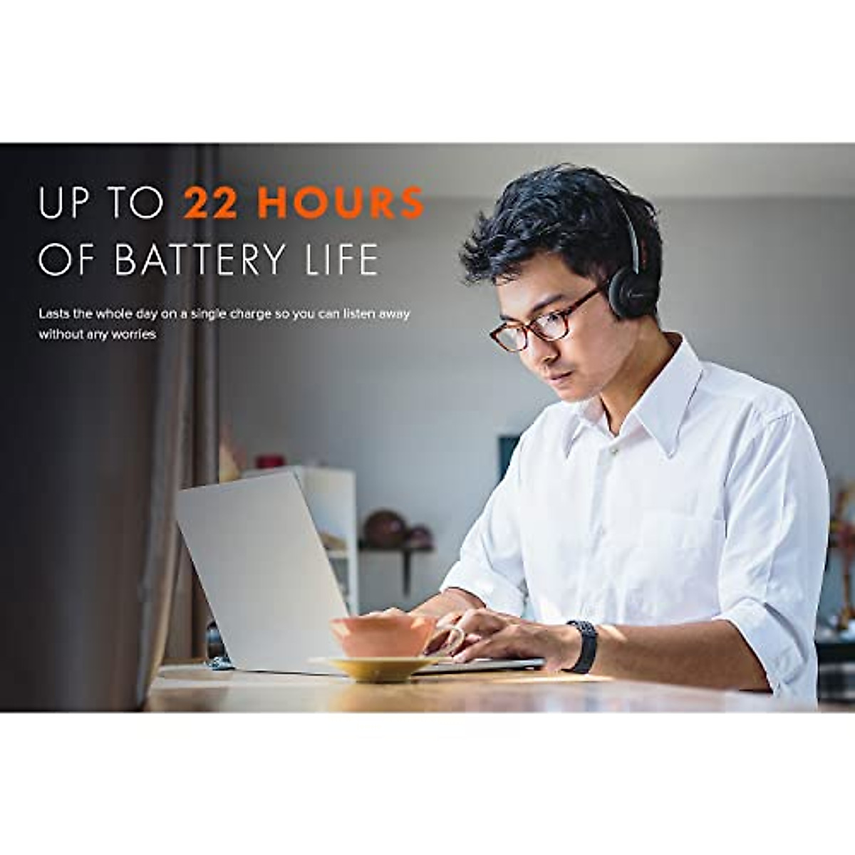 Sound Blaster JAM V2 On-Ear Lightweight Bluetooth 5.0 Wireless Headphones with USB-C, aptX Low Latency, aptX HD, Multipoint Connectivity, Voice Detection and Noise Reduction, 22 Hours Battery Life