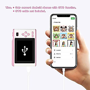 LKYBOA Child Camera - Kids Digital Cameras for Boys Girls Gifts HD Screen Video Camera for Kids Shockproof Children Selfie Toy