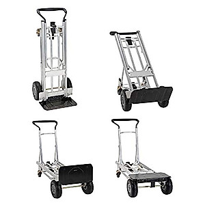 Cosco 12323ASB1E Handtruck, 4 in 1, Steel