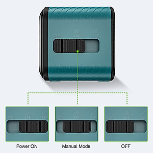 100ft Cross Line Laser Level, Self-Leveling Laser Level with Vibrant and Bright Green Lines for Apartment DIY Work, Home Hanging/Painting and Leveling