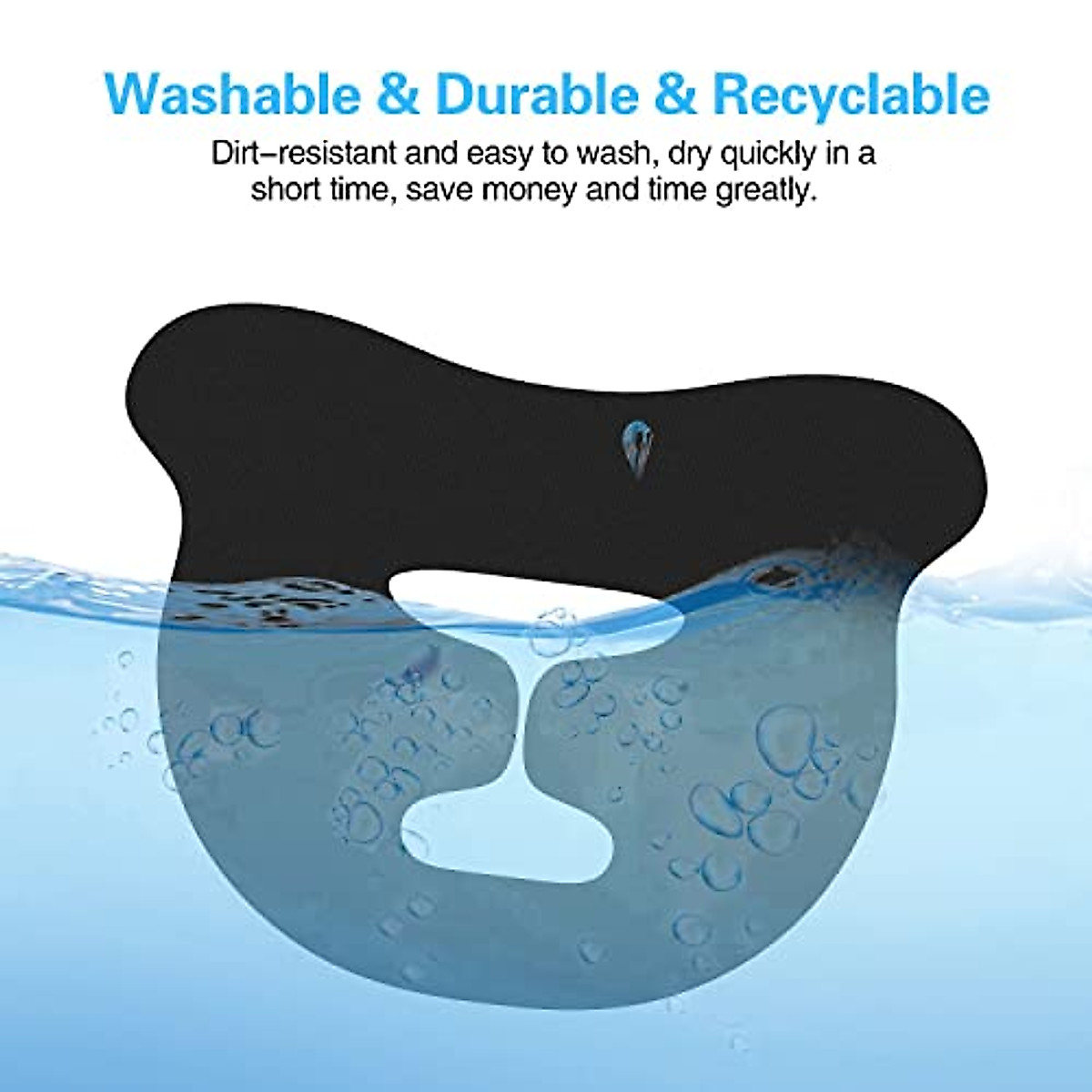 COSOOS VR Mask, Absorbent Face Cover Compatible with Meta Oculus Quest 2 Workout Supernatual, Absorb Sweat & Defog (3pcs)