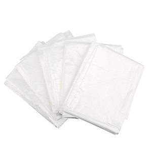OULIGET Plastic Table Cloth,Plastic Party Table Cover,Disposable Plastic Table Cloth,Disposable Square Table Cover,White,8 Pieces,70.8 Inch.