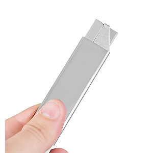 Internet's Best Box Cutter Utility Knife - Set of 10 - Retractable Razor Knife Set - Full Metal