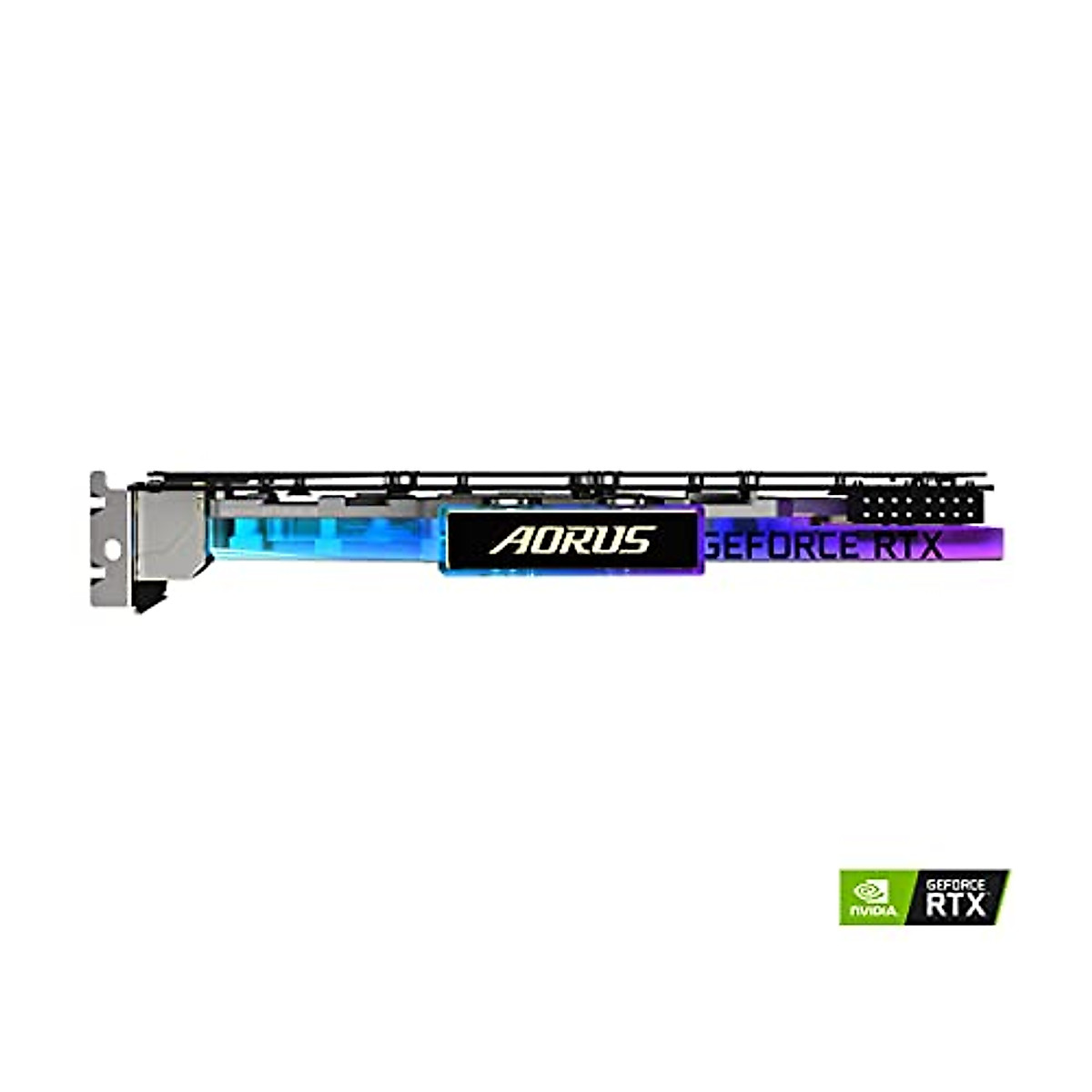 GIGABYTE AORUS GeForce RTX 3080 Xtreme WATERFORCE WB 10G (REV 2.0) Graphics Card, Water Block Cooling System, LHR, 10GB 320-bit GDDR6X, GV-N3080AORUSX WB-10GD REV2.0 Video Card