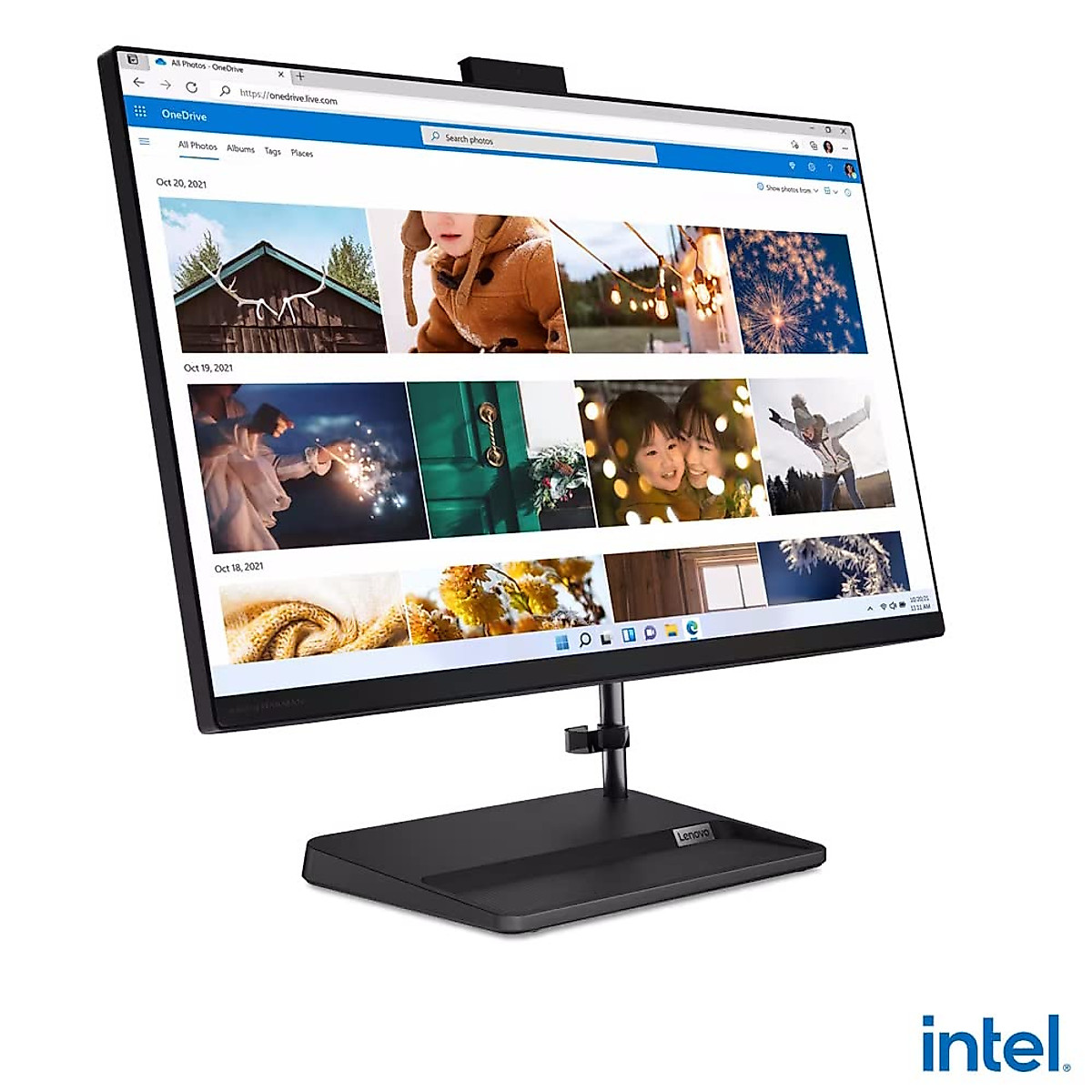 Lenovo 2023 IdeaCentre 3i 27" FHD IPS Touch All-in-One Computer 13th Intel 8-Core i5-13420H Iris Xe Graphics 32GB DDR4 2TB SSD WiFi AX RJ-45 Webcam HDMI Wireless KB&Mouse Windows 11 w/RE USB