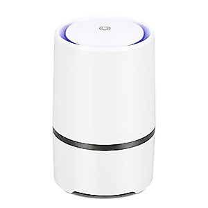 MELEDEN Air Purifier for Home with True HEPA Filters,Low Noise Portable Air Purifiers with Night Light,Desktop USB Air Cleaner,GL2103