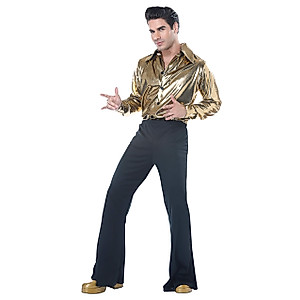 California Costumes MENS Disco King Adult Sized, Gold, Large US