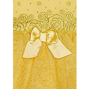 Disney Infant Baby Girl Princesses Belle Cinderella Tutu Dress, Yellow, 24 Months