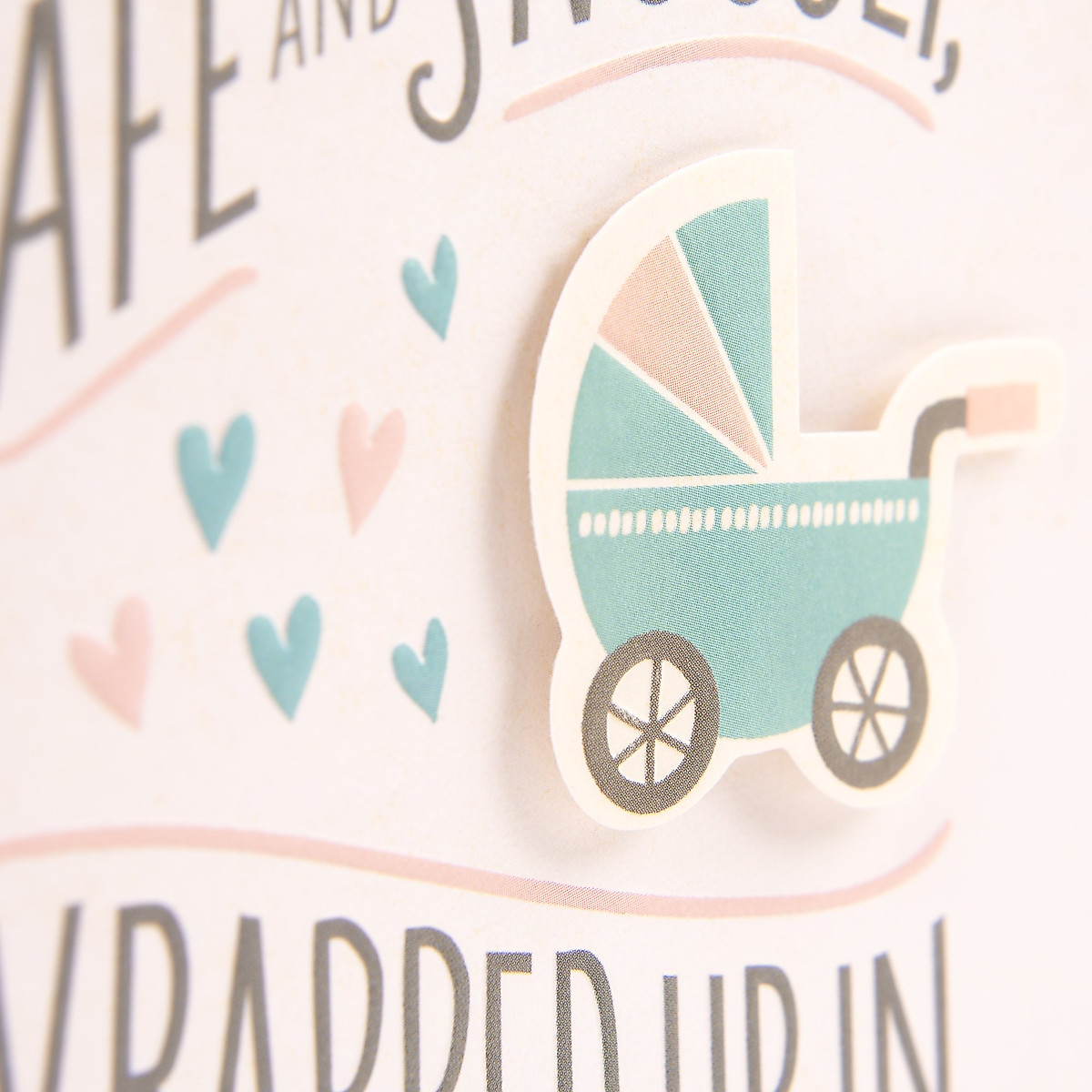 Hallmark Baby Greeting Card for Grandparents (Warm and Cuddly New Grandbaby)