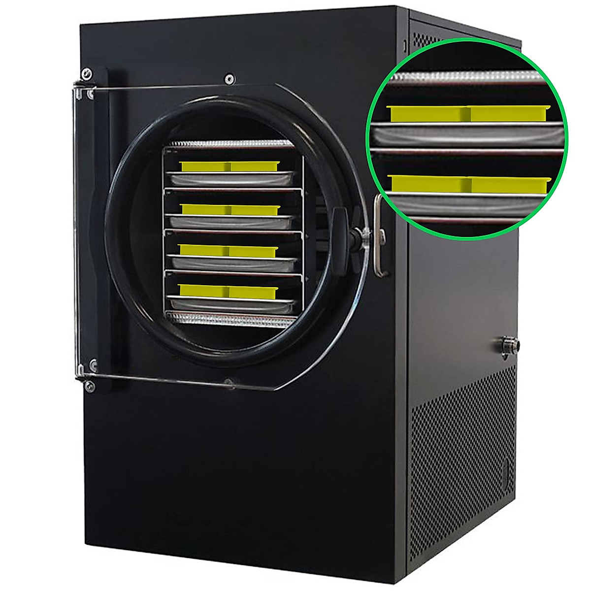 Vodolo Freeze Dryer Tray Dividers Silicone - Square Freeze Dryer Accessories for Dairy, Eggs, Ice Cream, Paste Food