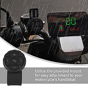 Bluetooth Media Remote for Smart Electronic Product. Motorcycle Bluetooth Remote Control Music and Call. Bluetooth Media Button for Car or Bicycle. Waterproof Bluetooth Controller for Outdoor Sport