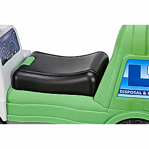 Little Tikes Dirt Diggers Garbage Truck Scoot Ride On with Real Working Horn and Trash Bin for Themed Roleplay for Boys, Girls, Kids, Toddlers Ages 2 to 5 Years, Large