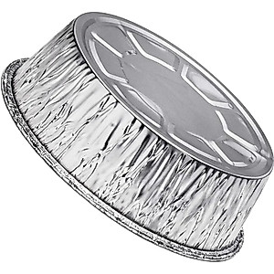 WHDepot 9'' Inch Round Tin Foil Pans Disposable Aluminum Pans with Clear Lids (30 Pack), Freezer & Oven Safe - For Baking, Cooking, Storage, Roasting, & Reheating, Recyclable, Pack of 30