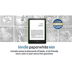 Kindle Paperwhite Kids (8 GB) – Made for reading - access thousands of books with Amazon Kids+, 2-year worry-free guarantee