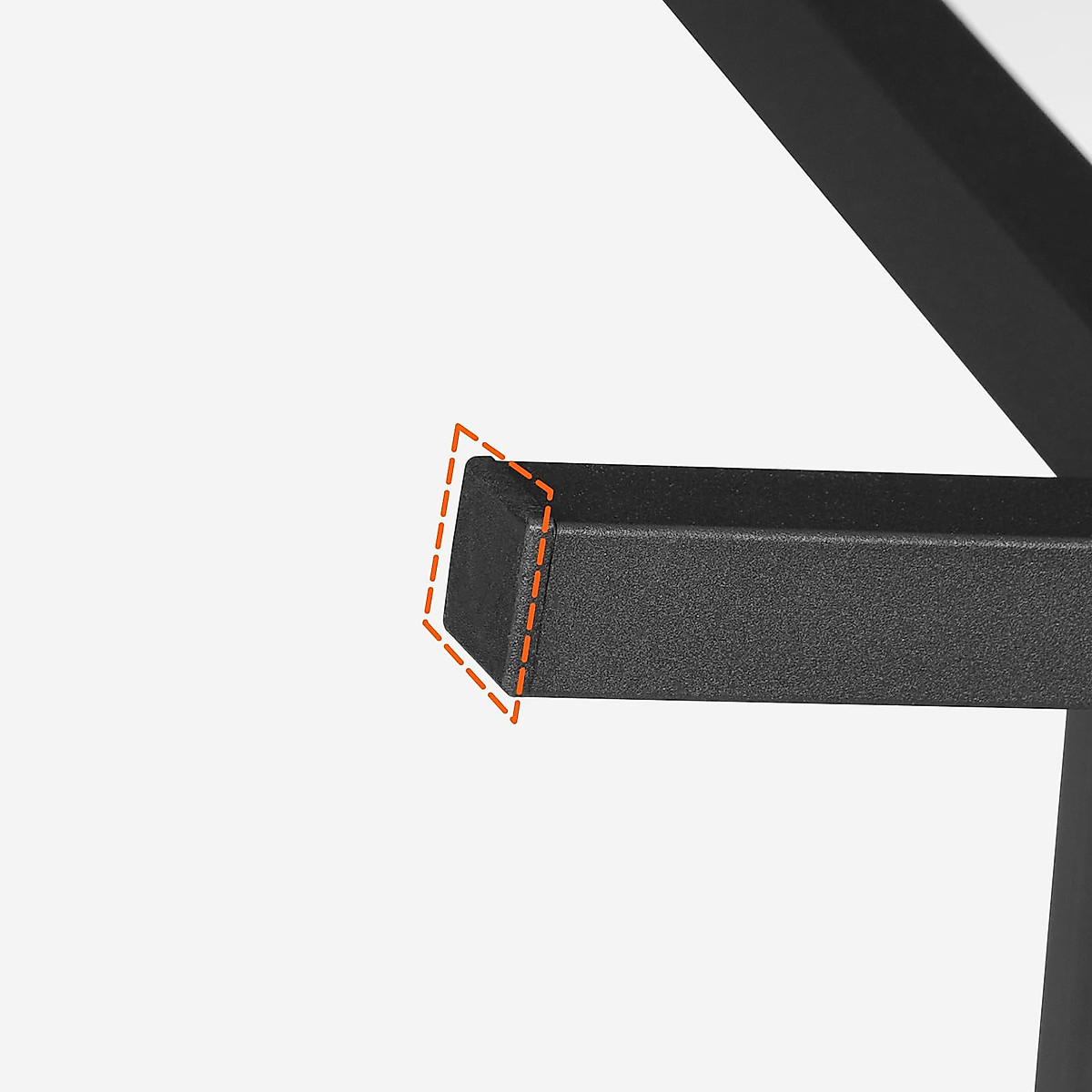 MAHANCRIS Bar Stools, Set of 2 PU Upholstered BarStools, 23.6-Inches Bar Chairs, Counter Height Bar Stools for Kitchen, Dining Room, Bar, Easy Assembly, Black BAHB04R01