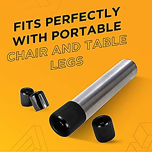 Prescott Plastics Made in USA 0.375" Inch Round Vinyl Plug Insert (20Pack), Rubber Flexible End Cap for Metal Tubing, Fence, Glide Insert for Pipe Post, Chairs and Furniture