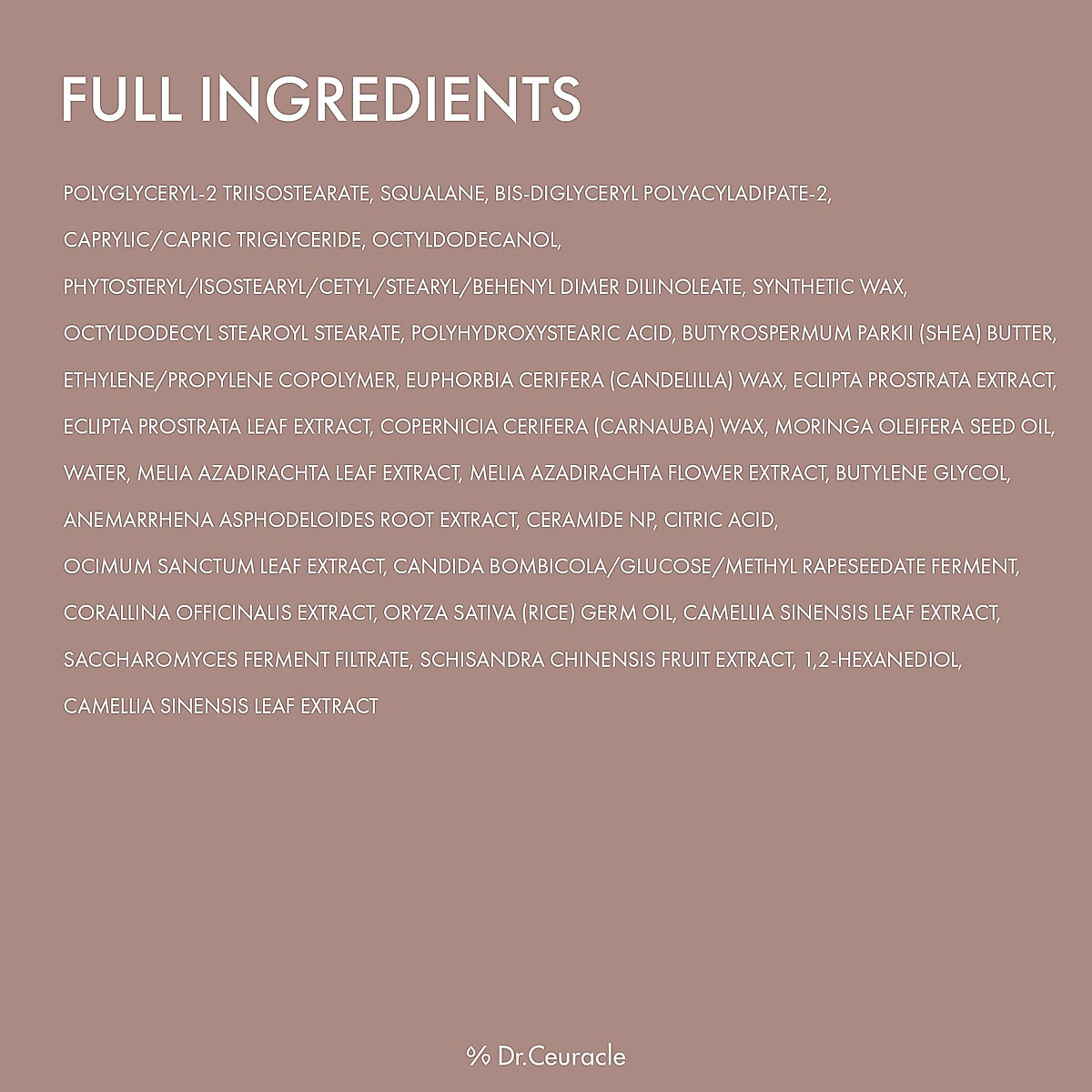 Dr.Ceuracle by leegeehaam Vegan Kombucha Tea Lip Balm (3.7g / 0.13 oz) - Soft, Natural, Moisturizing Korean Lip Care for Dry Cracked Lips