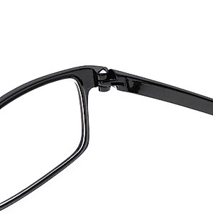 HUIHUIKK Distance Glasses Black Frame Shortsighted Myopia Glasses -4.00 Strength **These are not reading glasses**