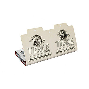 100 Tiger Platinum Double Edge Razor Blades