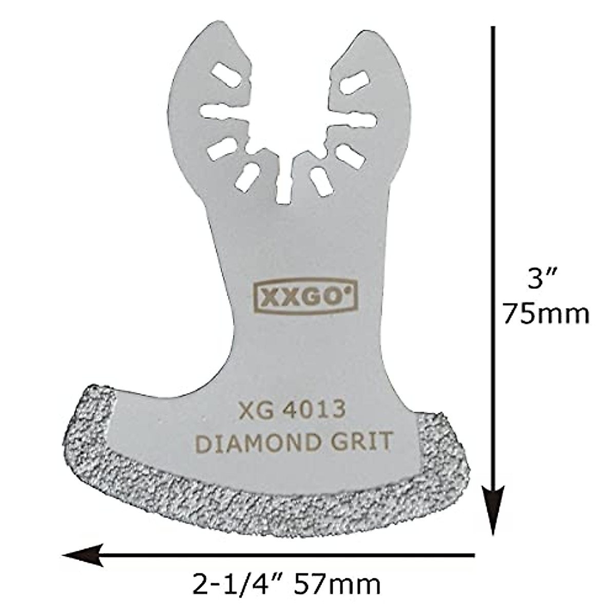 XXGO 8 Pcs Oscillating Multi Tool Diamond Segment Swing Grit Grout Blades XG8001S