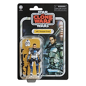 STAR WARS The Vintage Collection ARC Trooper Fives Toy, 3.75-Inch-Scale The Clone Wars Action Figure, Toys for Kids Ages 4 and Up