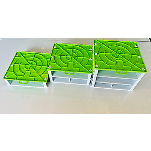 FreezeStax 2-Quart Expandable Base Starter Set. 6-9 Cup Total Set Capacity. Includes 2 individual 1-Qt Expanders for 1-Qt (3-4 Cup) Freezer Bags.