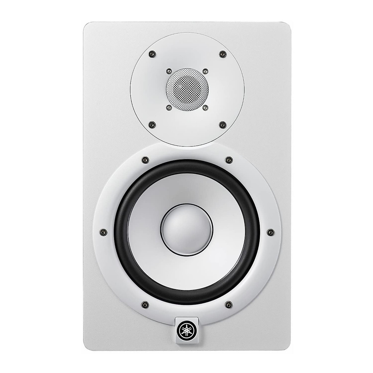 Yamaha HS7W 6.5-Inch Powered Studio Monitor (White, 2-Pack) Bundle (2 Items)