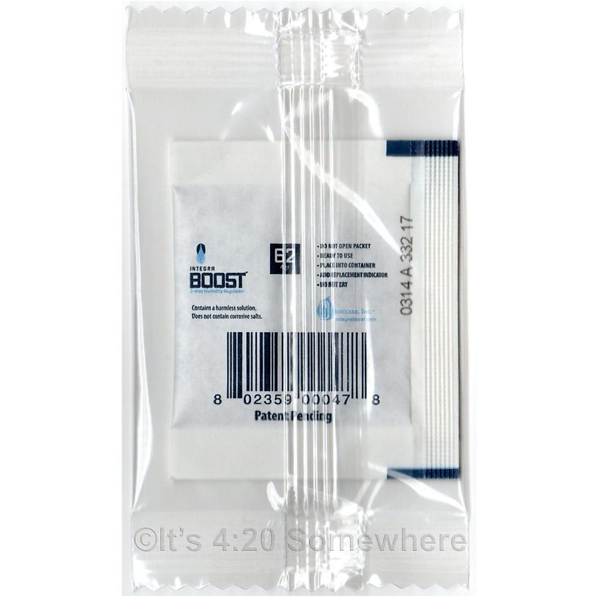 INTEGRA BOOST 62-Percent RH 2-Way Humidity Control Pack, 4 gram - 12 Pack