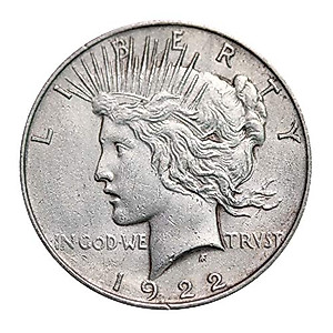 1922-1935 Silver Peace Dollar Extra Fine Random Date $1 Extra Fine