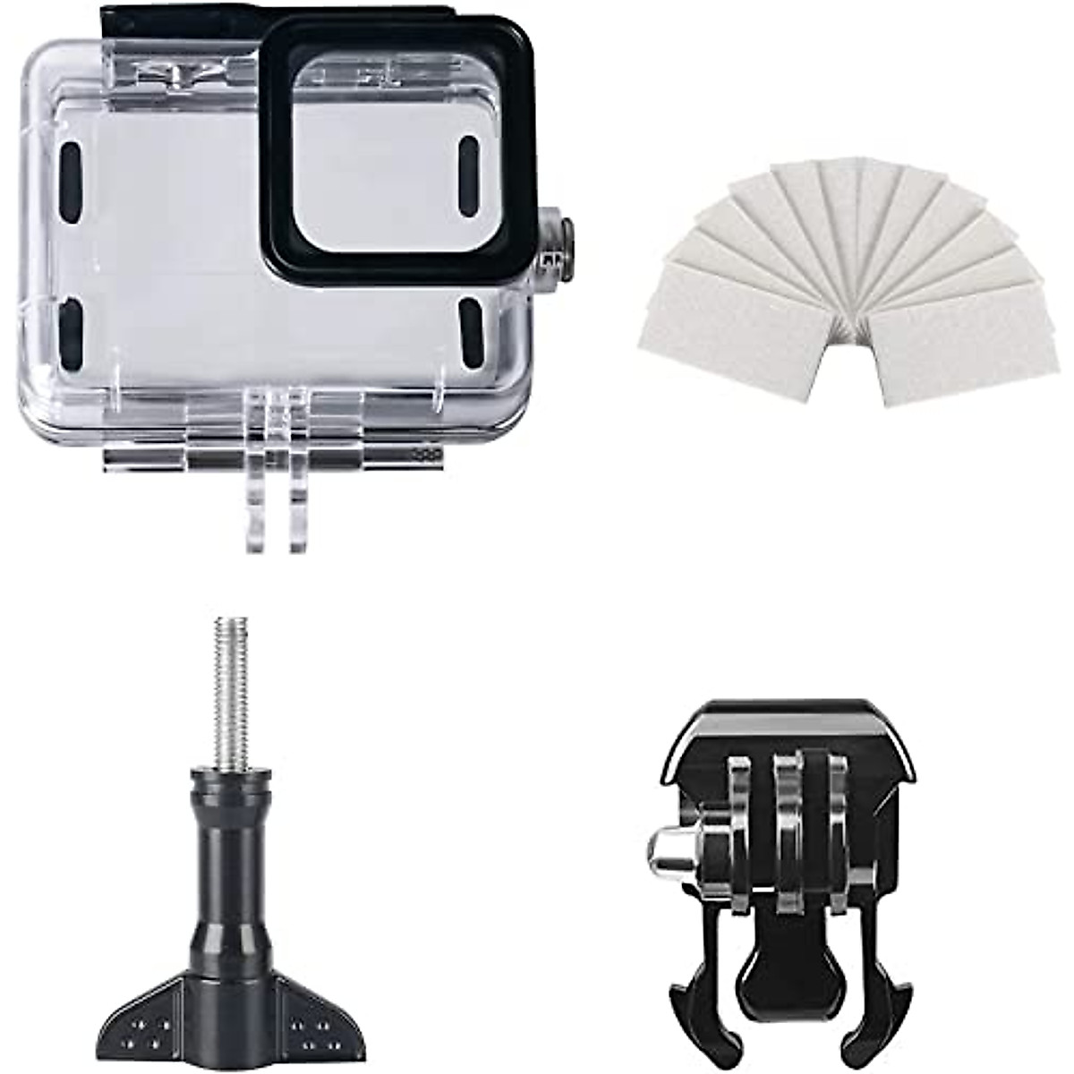 FitStill 60M Waterproof Case for Go Pro Hero 11 Black/Hero 10 Black/Hero 9 Black, Protective Underwater Dive Housing Shell with Bracket Accessories for Go Pro Hero11/10/9 Black Action Camera