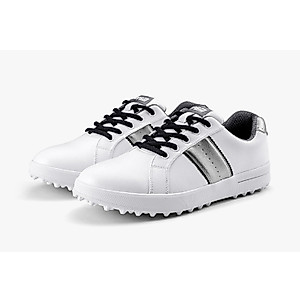 Ybberik Women's Golf Shoes Spikeless Breathable Grey