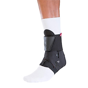MUELLER Sports Medicine The One Ankle Brace Premium, Ankle Pain Relief Support for Men and Women, Ideal for Sprains, Strains, Arthritis, Black, Medium