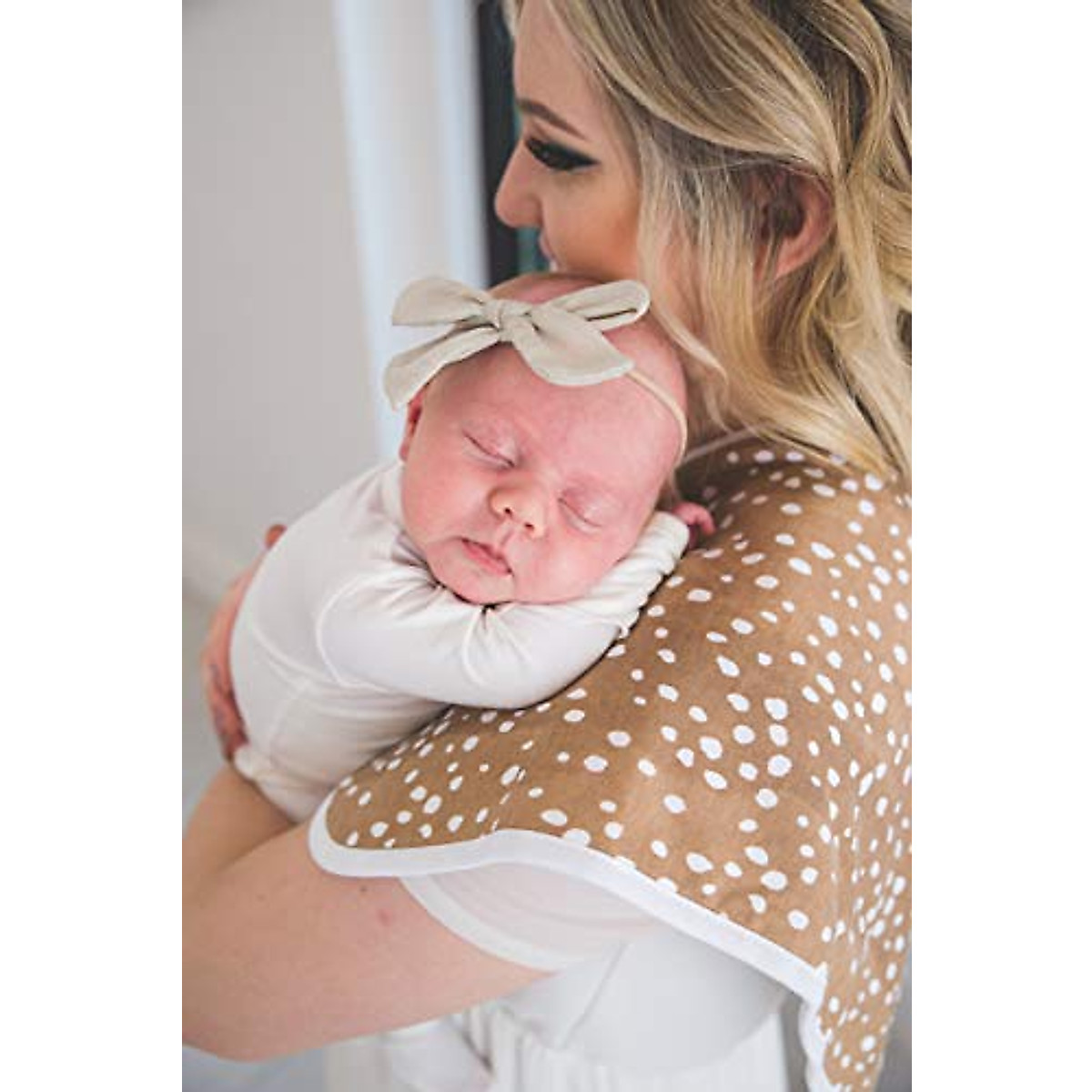 Baby Burp Cloth Small 21''x10'' Size Premium Absorbent Triple Layer 3-Pack Gift Set 'Autumn' by Copper Pearl