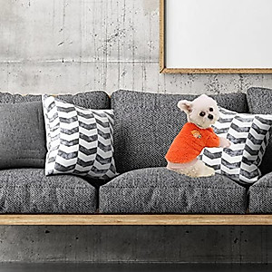 GLSTOY Decorative Outfits Autumn Warm Pattern Winter Stretchy Shirts Sweater Clothes Dogs Cold and Outdoor Clothes: Pet Cloth M Legged Thickening Two Fruit Clothing, Comfortable