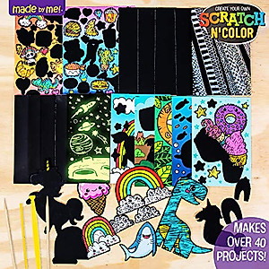 Made By Me Scratch & Color Art Kit by Horizon Group USA