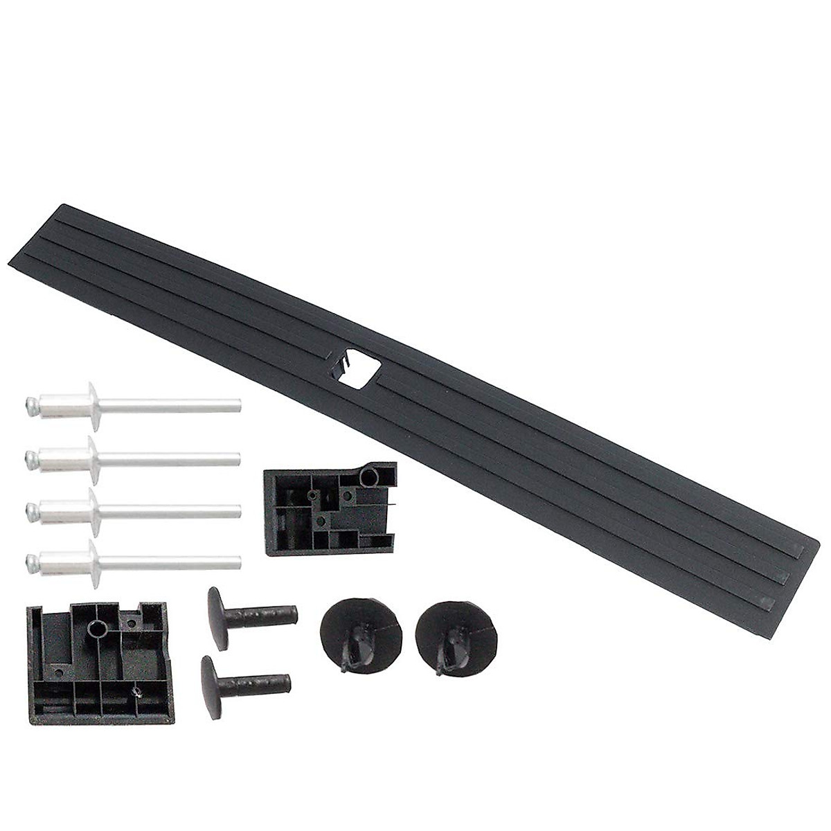 KARPAL Center Flexible Flex Step Tailgate Cap Mad Molding Trim w/Release Button Compatible with Ford F150 F-150 2015-2020