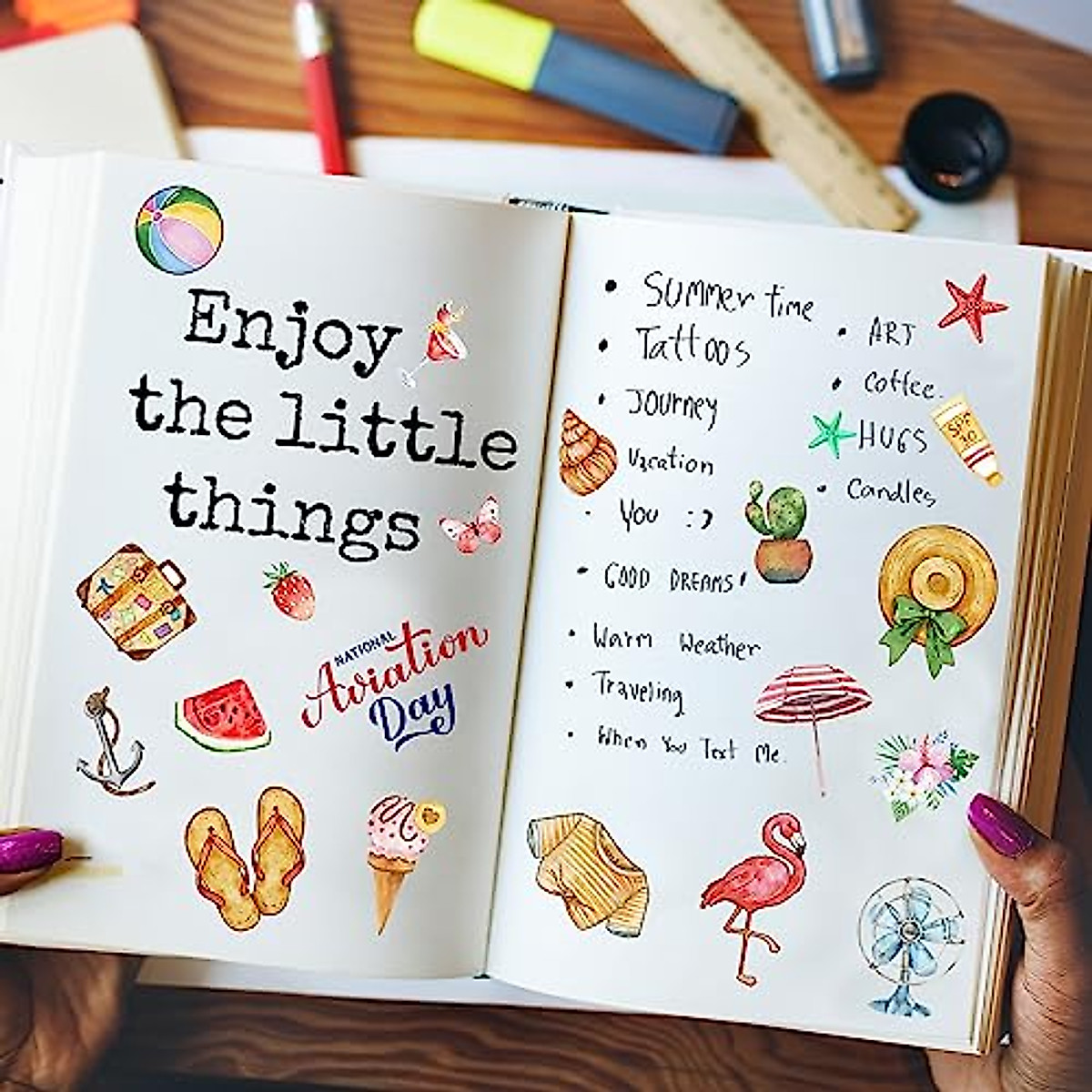 Perkoop 30 Sheets 1500+ Pieces Monthly Planner Stickers Vintage Seasonal Sticker Pack Holiday Calendar Stickers Planner Accessories Daily Journal Stickers for Journaling Scrapbook Budget, 15 Styles