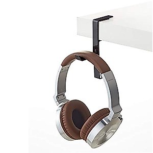 OneCut Headphone Hanger & Bag Hook,Universal Aluminum Metal Headphone Stand Holder for Bag,AirPods Max,HyperX Cloud II,Xbox,Turtle Beach,Bose,Beats PC Gaming Headset&Wireless Headphone(Classic Black)