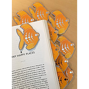 Seahorse Bulk Bookmarks Clip Over The Page (Set 10) Bulk Bookmarkers for Kids Girl’s boy’s Teens. Perfect for Gifts, Student Incentives, Reading Incentives, Awards!